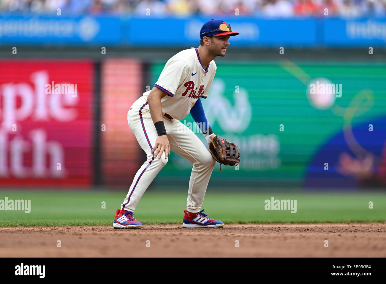 PHILADELPHIA, PA - APRIL 19: Philadelphia Phillies shortstop Trea ...