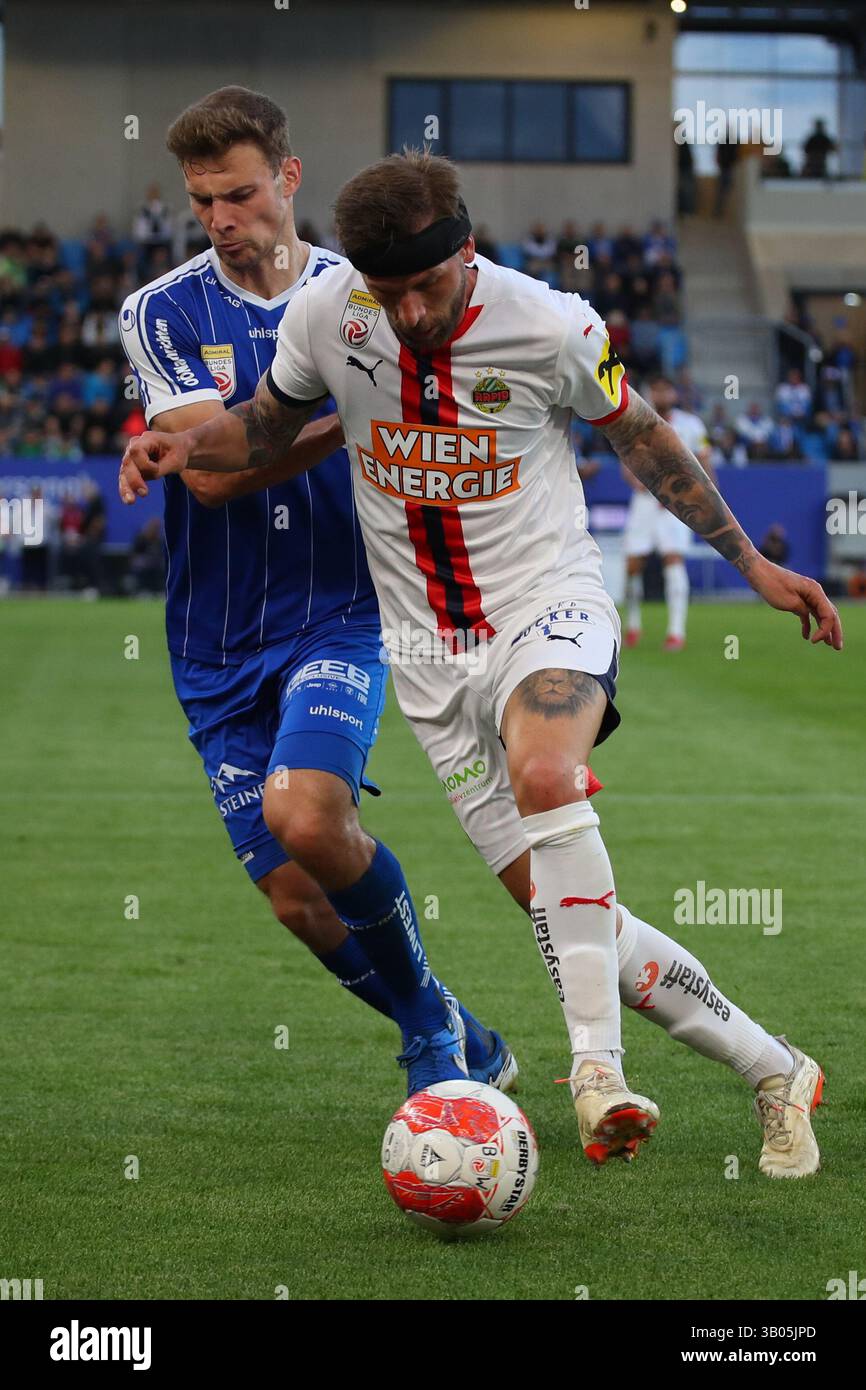 Linz, Austria. 23rd Apr, 2025. LINZ, AUSTRIA - APRIL 23: Manuel Maranda ...