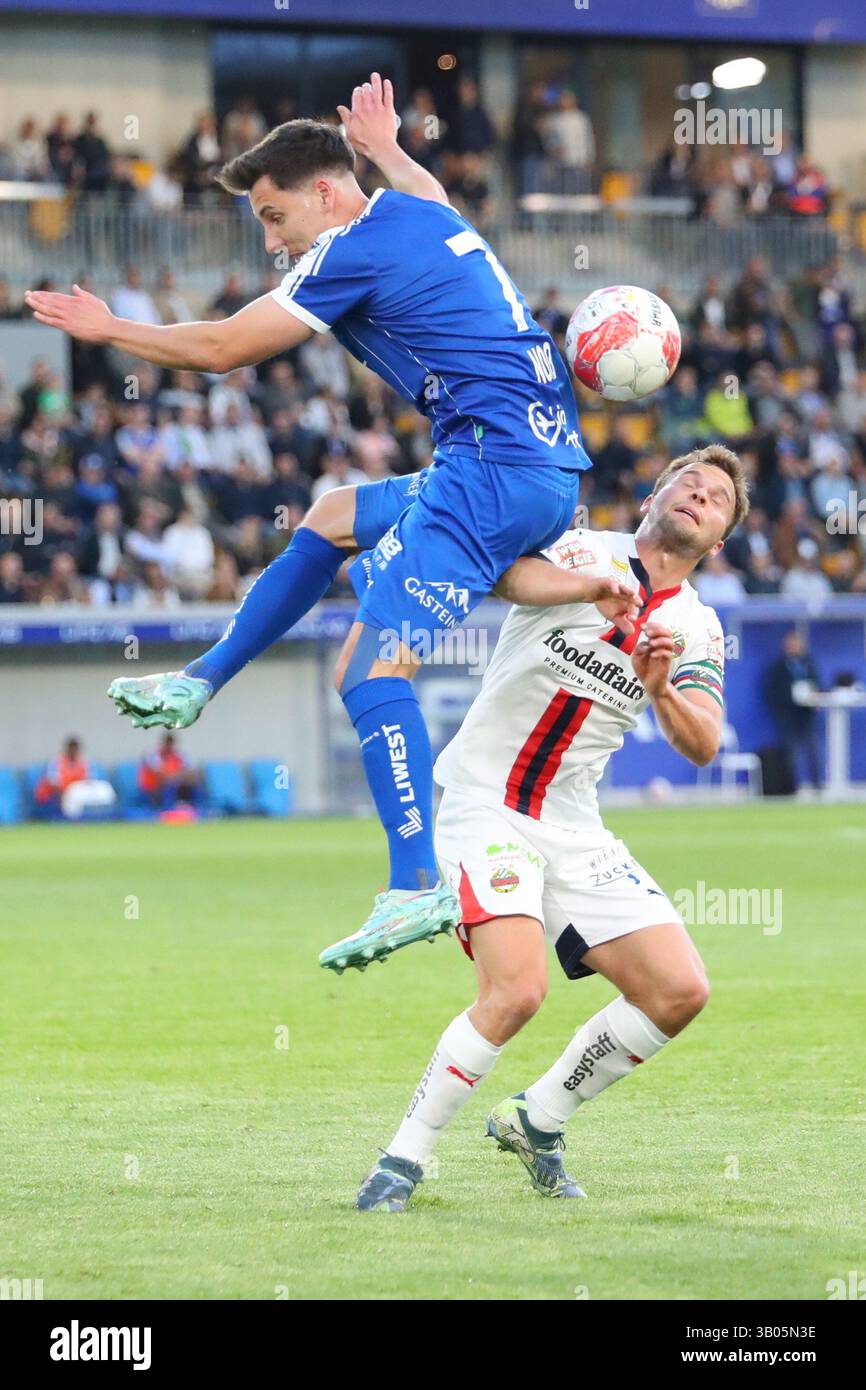 Linz, Austria. 23rd Apr, 2025. LINZ, AUSTRIA - APRIL 23: Conor Noss of ...