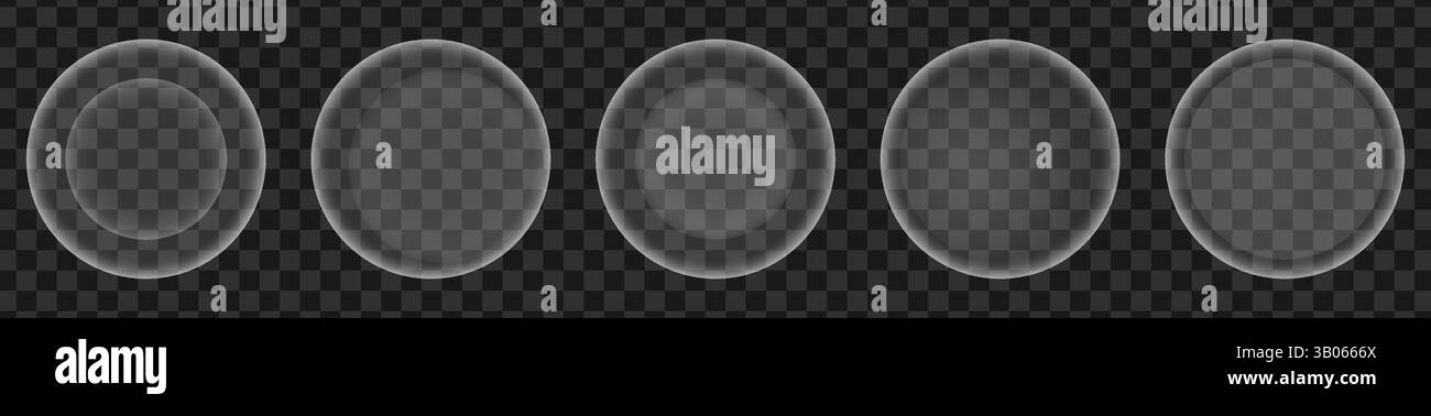 Light transparent circles overlay shadow tint effect, Artificial ...