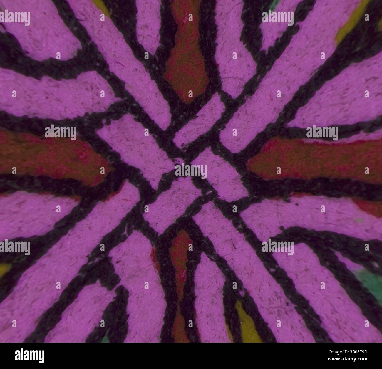 Intertwined shapes in vibrant purple hi-res stock photography and ...