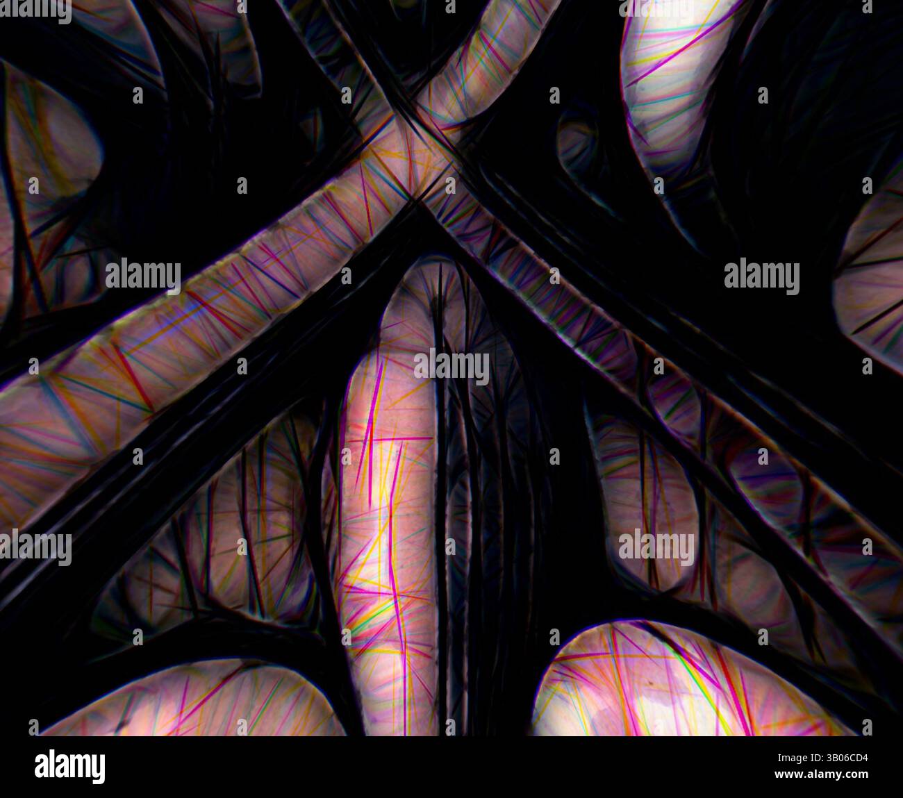 Intricate network intertwining lines hi-res stock photography and ...