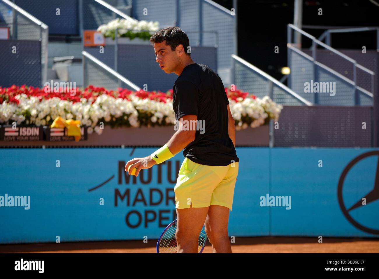 Madrid, Spain. 23rd Apr, 2025. Tennis ATP: Mutua Madrid Open tennis Roberto Bautista Agut (ESP ...