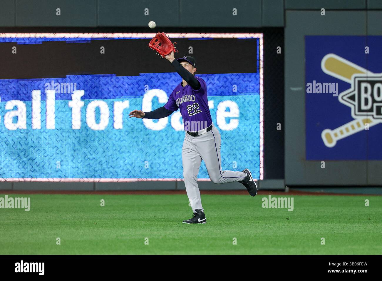 April 22, 2025: Colorado Rockies center fielder Mickey Moniak (22 ...