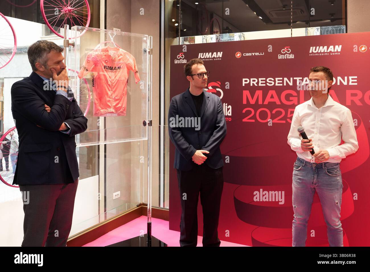 Verona, Italia. 23rd Apr, 2025. Paolo Bellino, Matteo Veronesi and ...