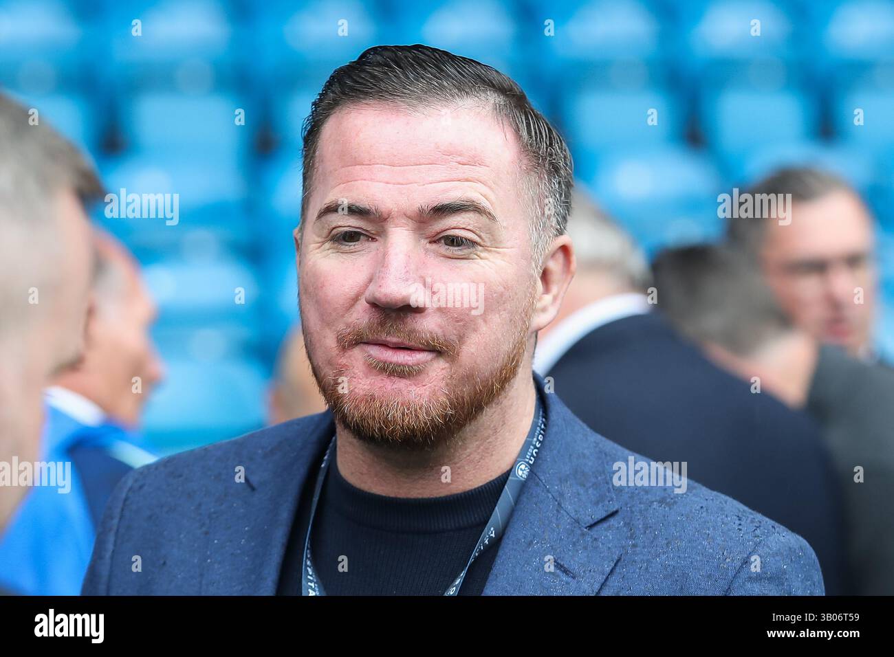 Leeds, UK. 21st Apr, 2025. Former Leeds United Striker Ross McCormack ...