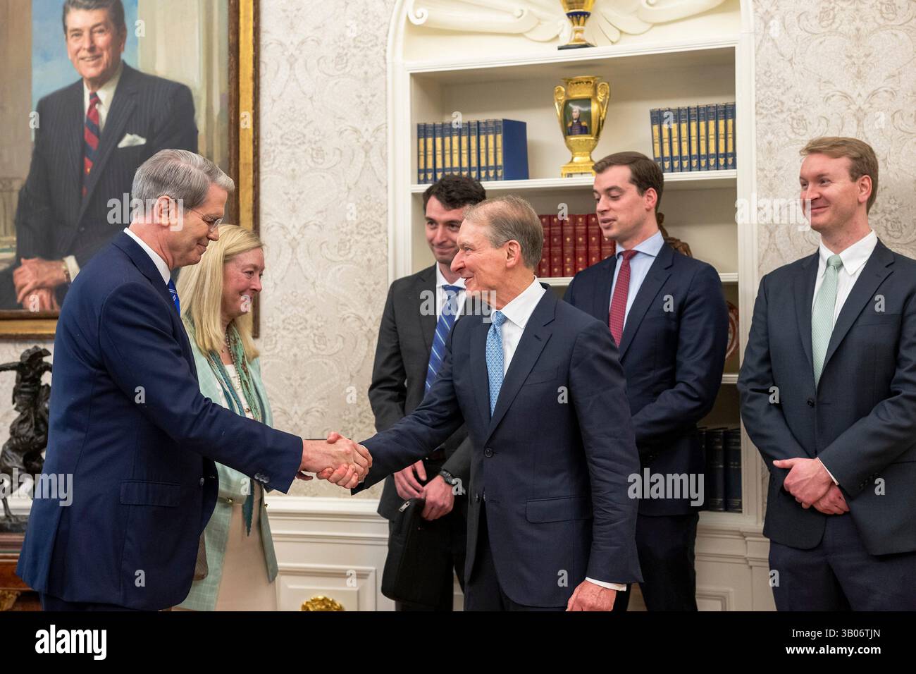 Washington, United States. 22nd Apr, 2025. U.S Treasury Secretary Scott ...