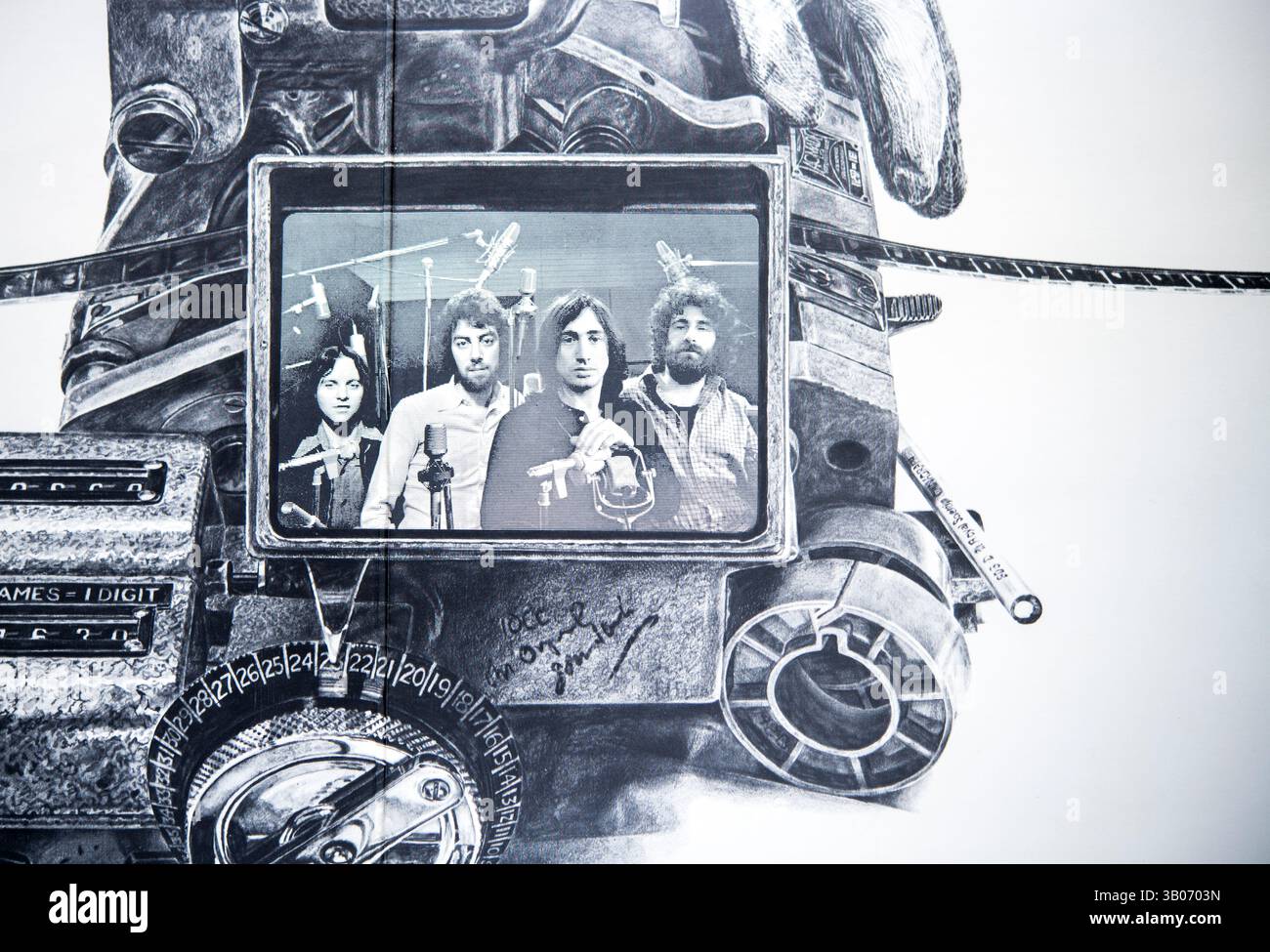 Inner gatefold sleeve of The Original Soundtrack, the third studio ...