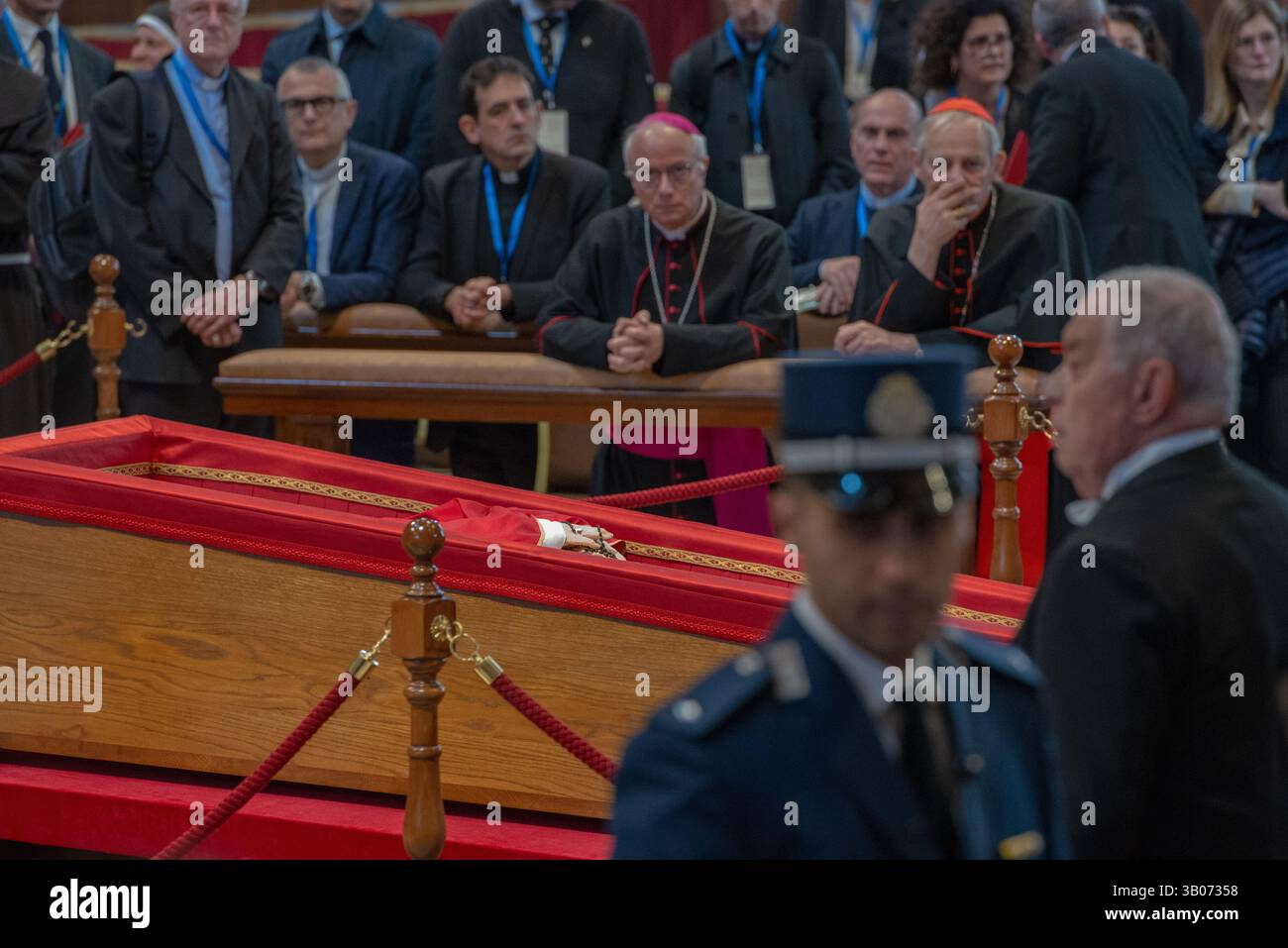 April 23, 2025 - Vatican: Homage of the faithful to Pope Francis in St ...