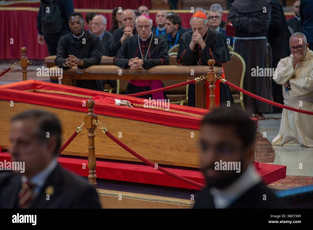 April 23, 2025 - Vatican: Homage of the faithful to Pope Francis in St ...