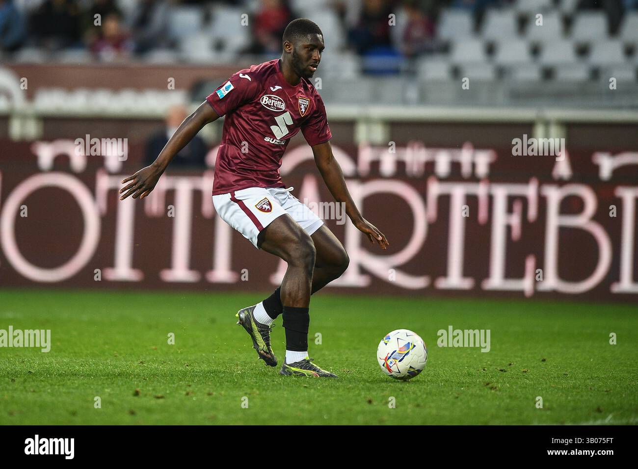 Turin, Italia. 23rd Apr, 2025. Torino's Ali Dembele during the Serie A ...