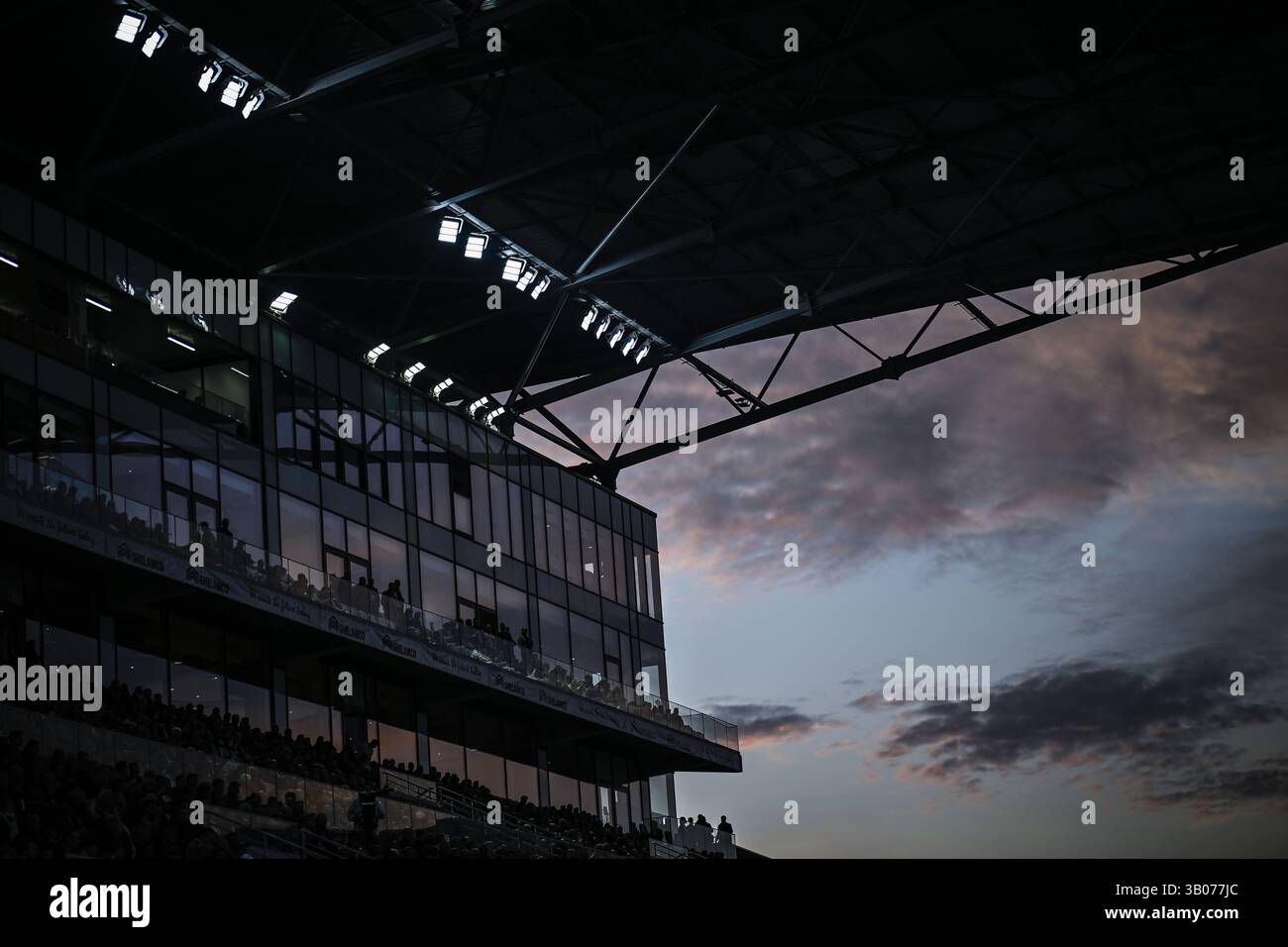 Antwerpen, Belgium. 23rd Apr, 2025. The Bosuil stadium pictured at a ...