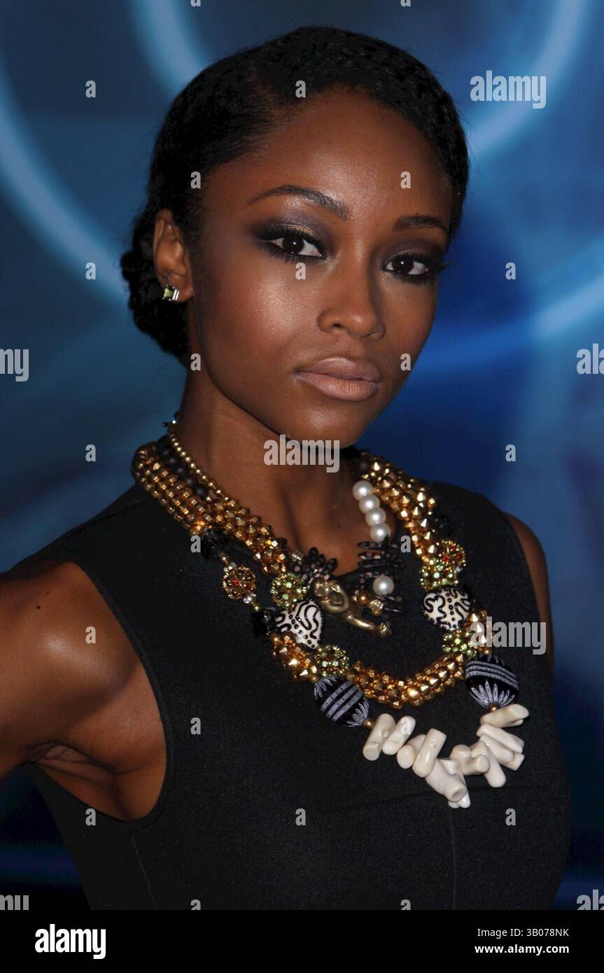 Yaya dacosta los angeles premiere of tron hi-res stock photography and ...