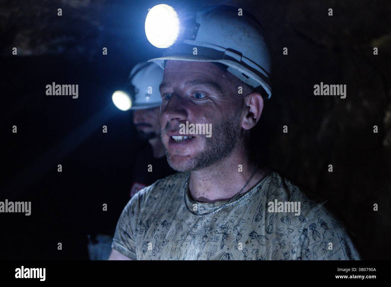 Miners work at Trepca mining complex, in Kosovo Miners work at Trepca ...