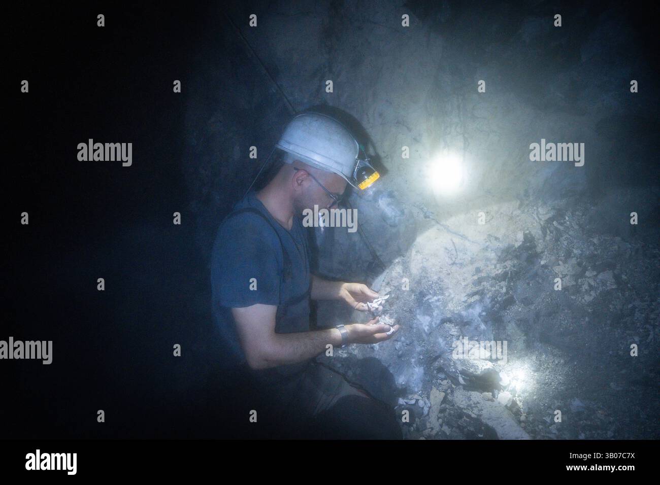 Miners work at Trepca mining complex, in Kosovo Miners work at Trepca ...