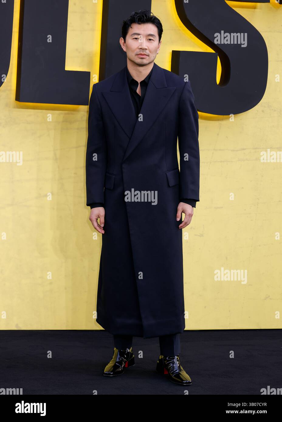 Simu Liu attends the Thunderbolts European Premiere at the Cineworld in ...