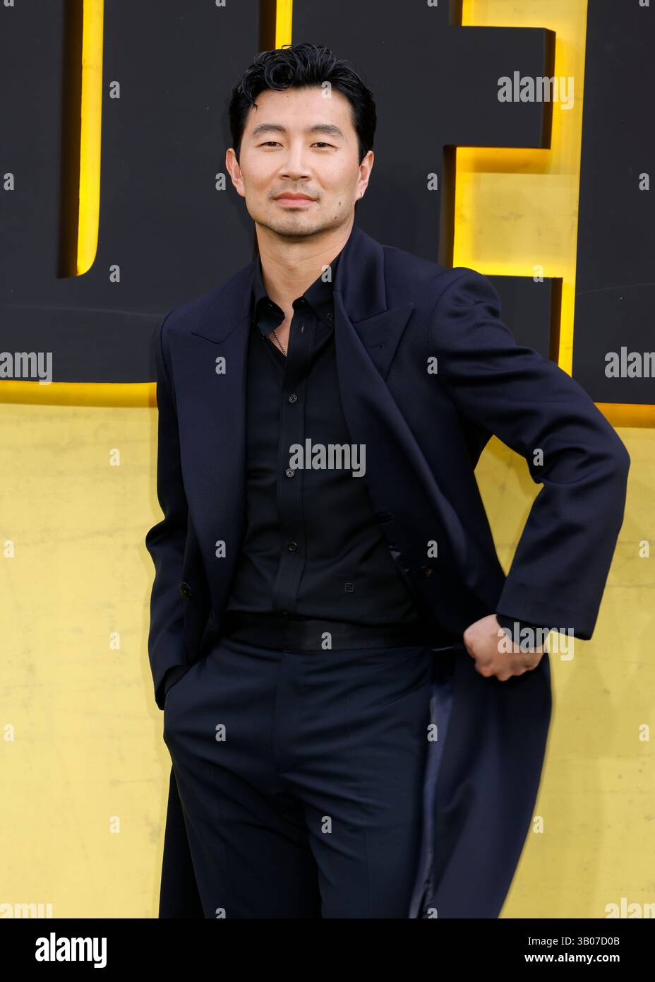 Simu Liu attends the Thunderbolts European Premiere at the Cineworld in ...