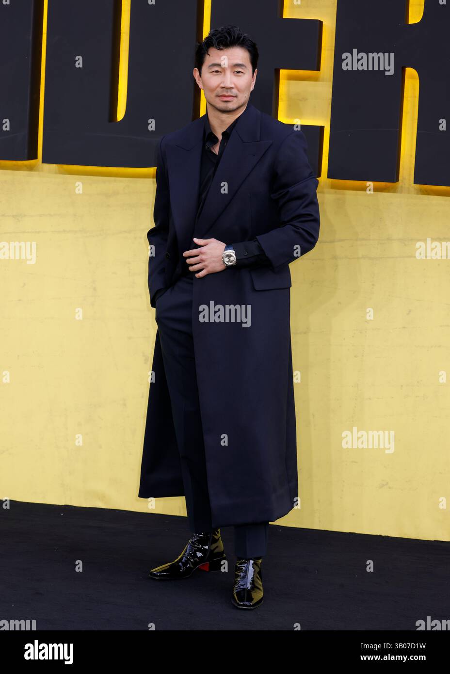 Simu Liu attends the Thunderbolts European Premiere at the Cineworld in ...