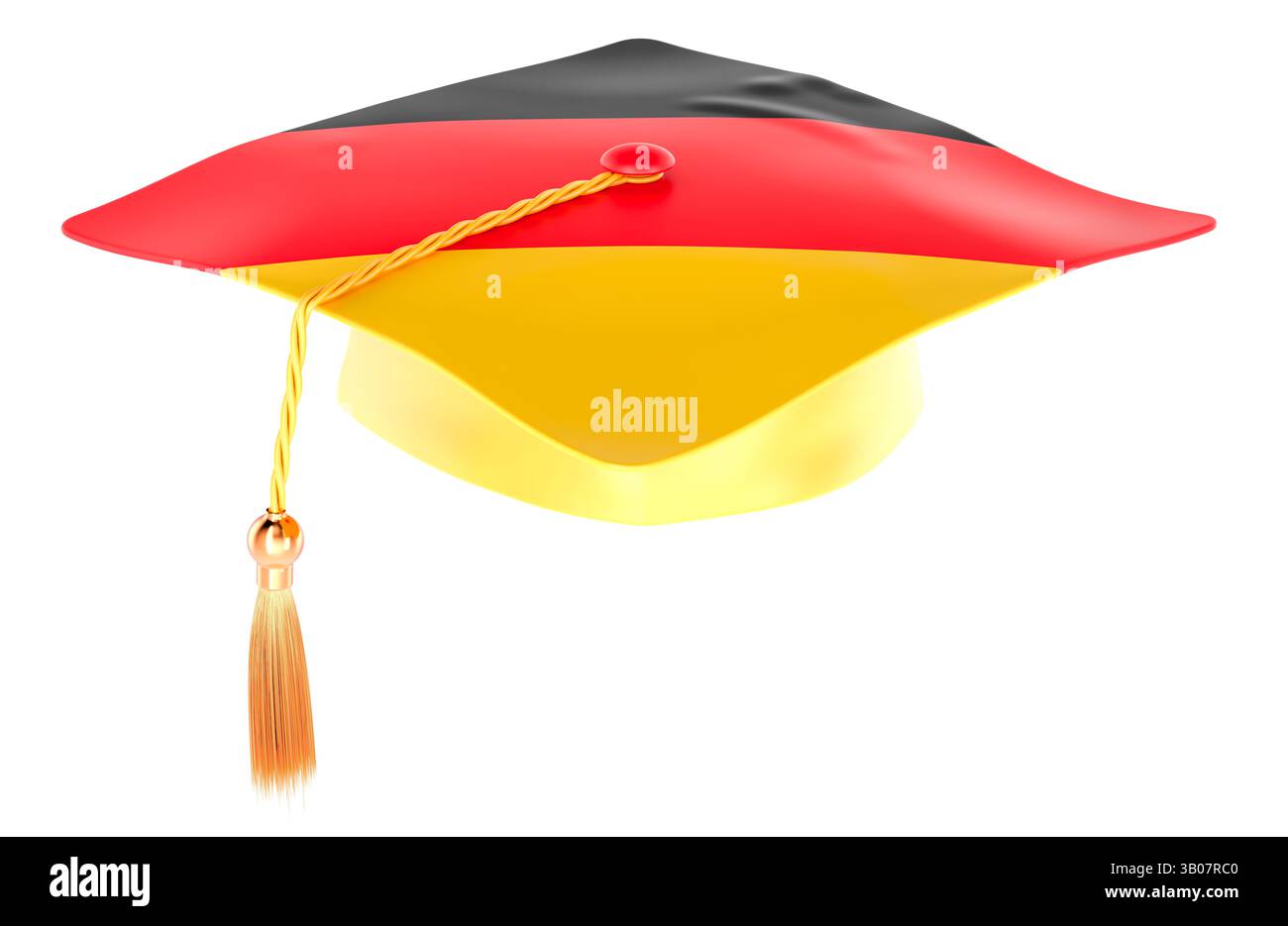Graduation cap with German flag. Education in Germany or learn German ...