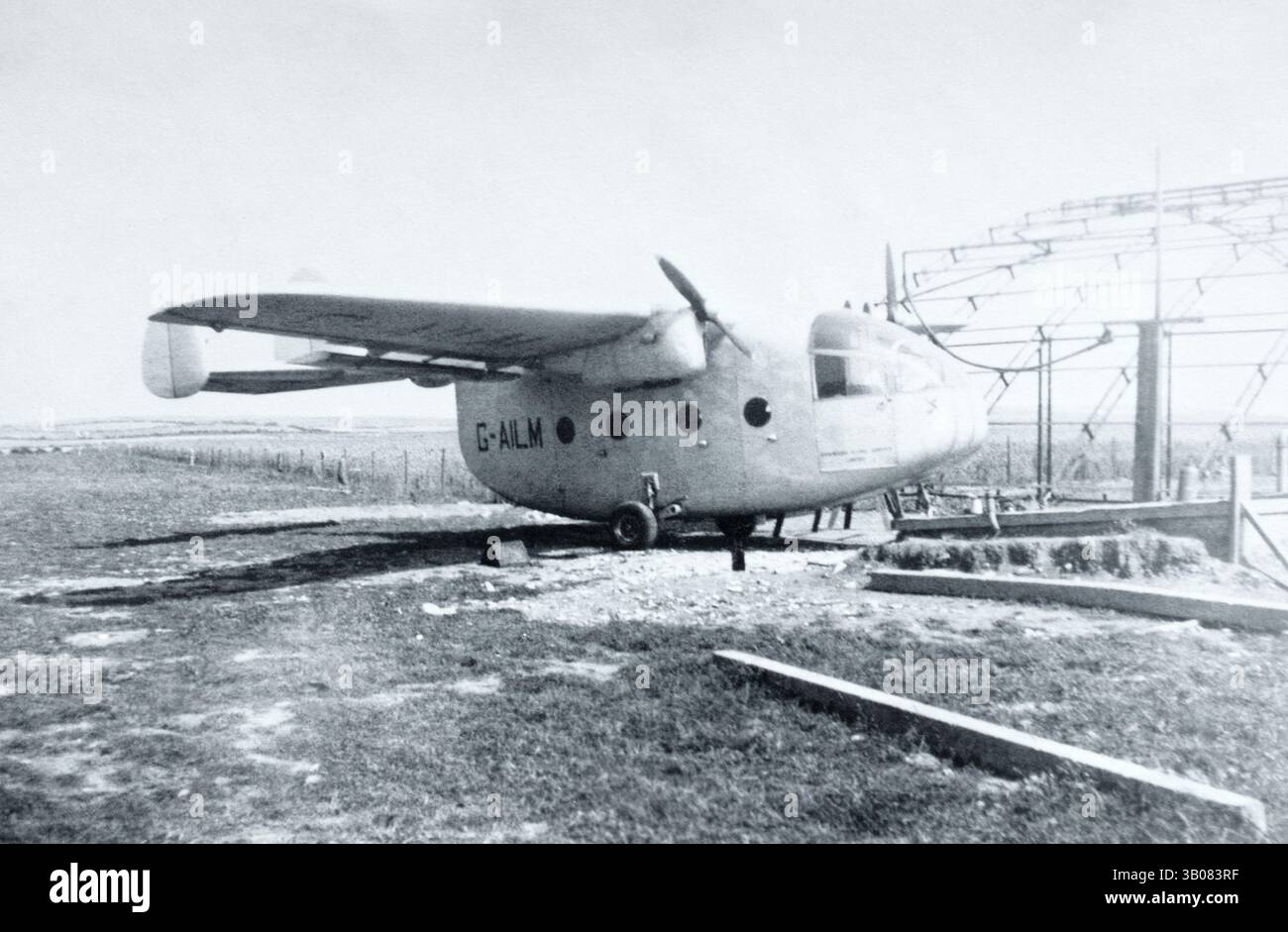 A Miles Aerovan transport aircraft Stock Photo - Alamy