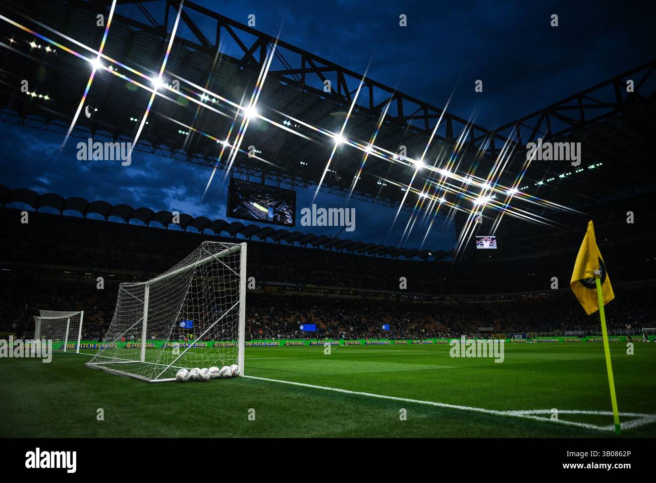 General view of Giuseppe Meazza San Siro Siro during the Italian Cup ...