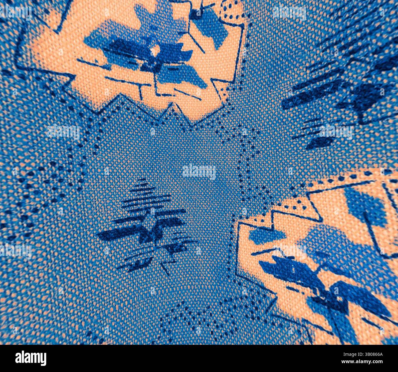 Overlapping designs draw hi-res stock photography and images - Alamy