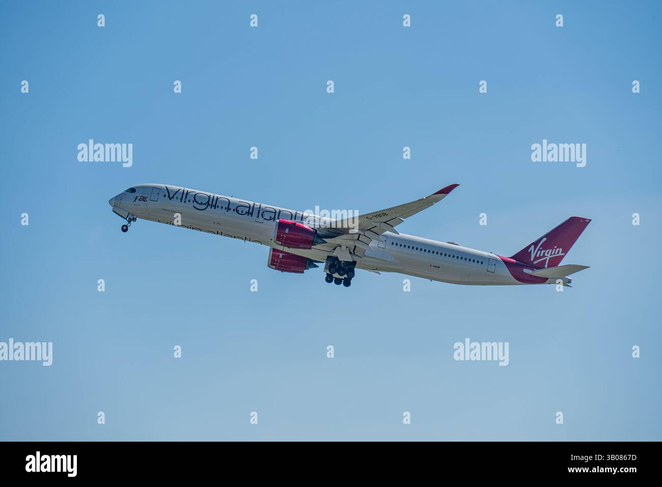 MANCHESTER, UK, 20TH APRIL 2025: Virgin Atlantic Airbus A350 departing ...
