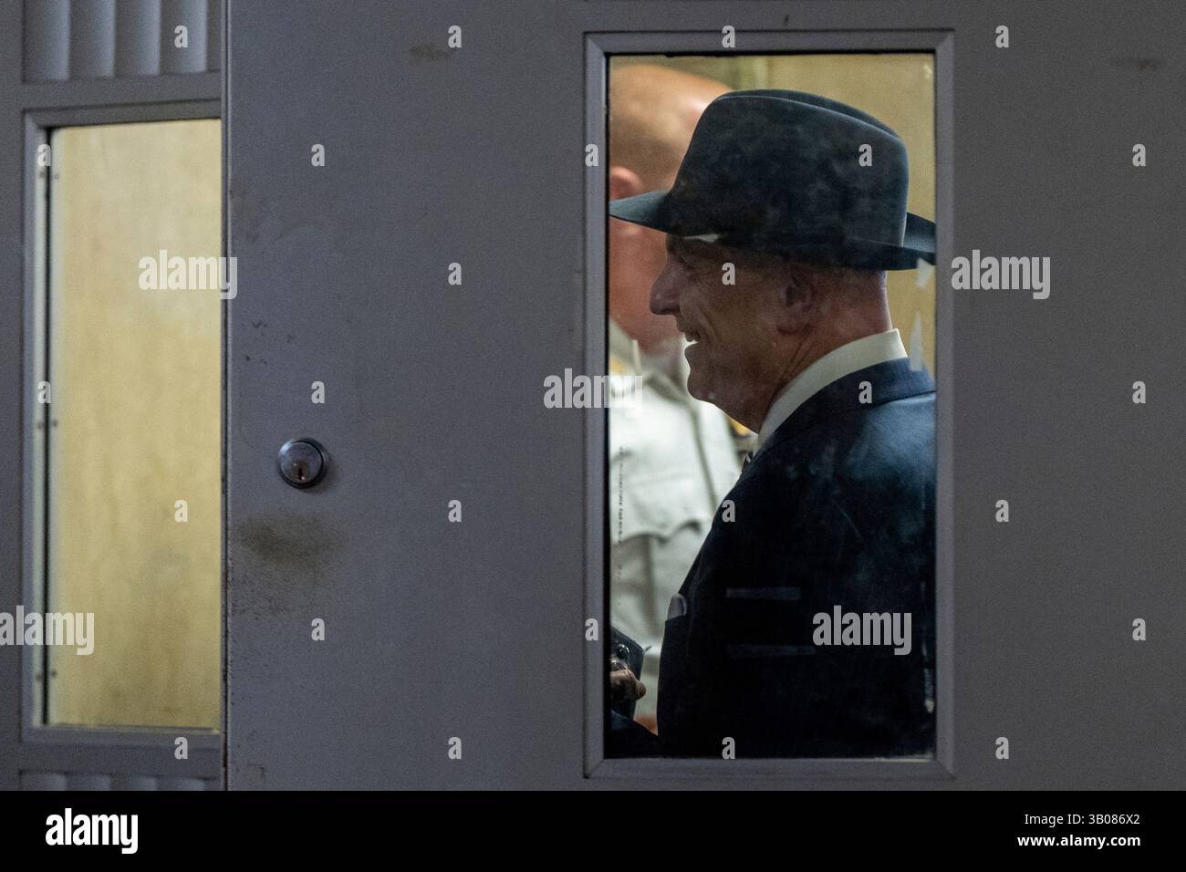 Attorney Arthur Aidala leaves the courtroom for a lunch break during ...