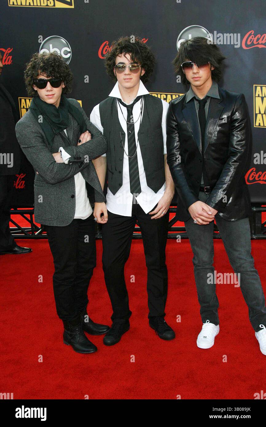 Nick jonas 2007 american music hi-res stock photography and images - Alamy