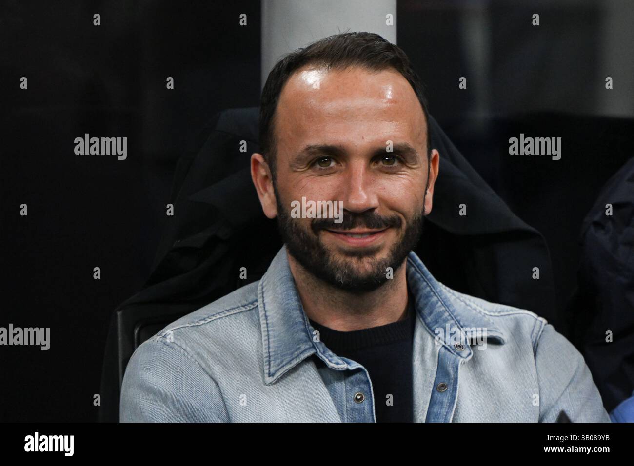 Giampaolo Pazzini during the Italian Cup Semi Final second leg match ...