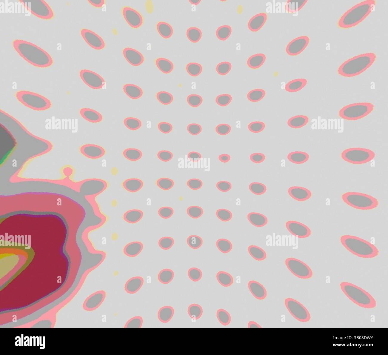 Overlapping ovals in shades of pink hi-res stock photography and images ...