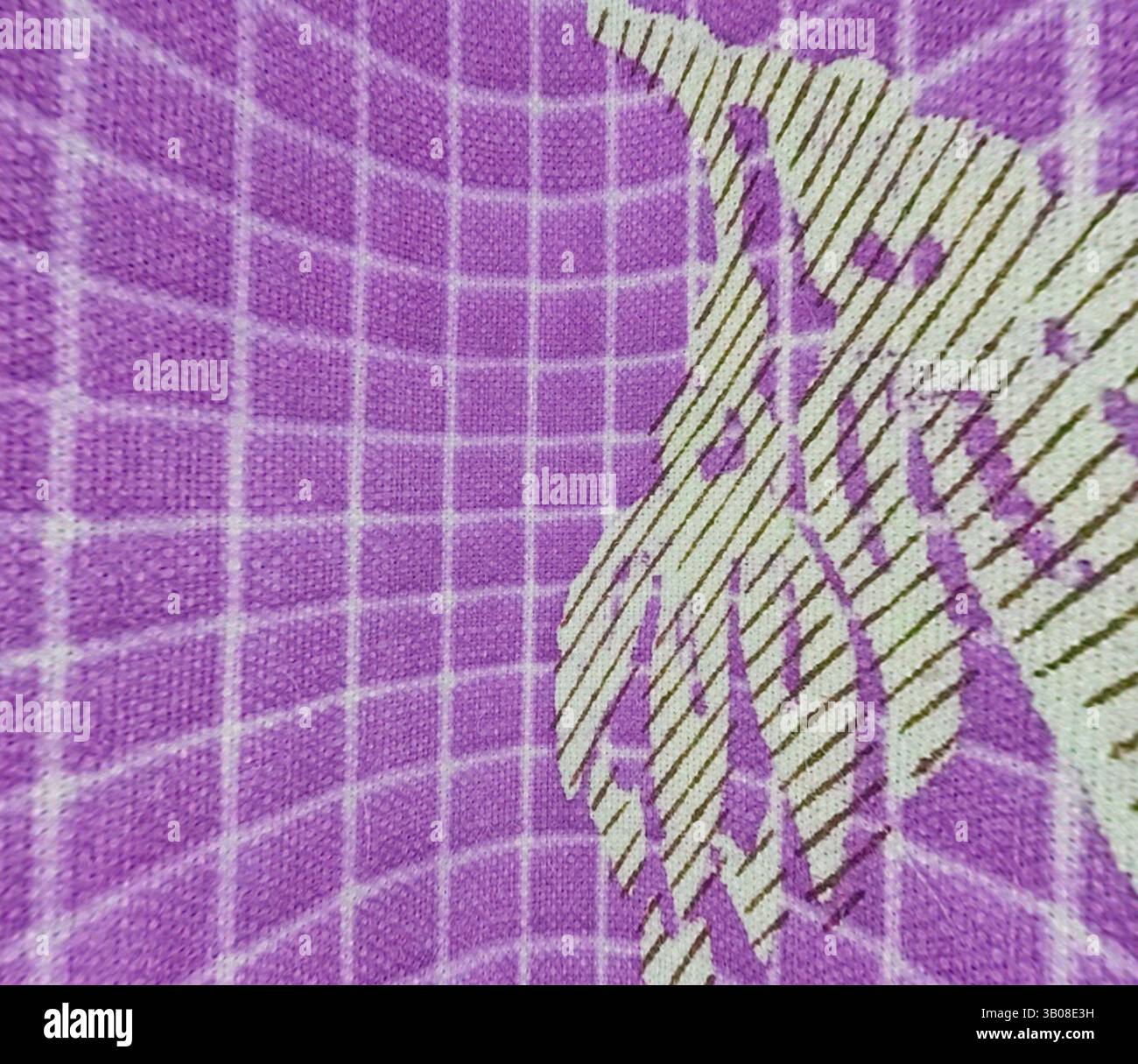 A vibrant, textured surface featuring a grid pattern in shades of ...