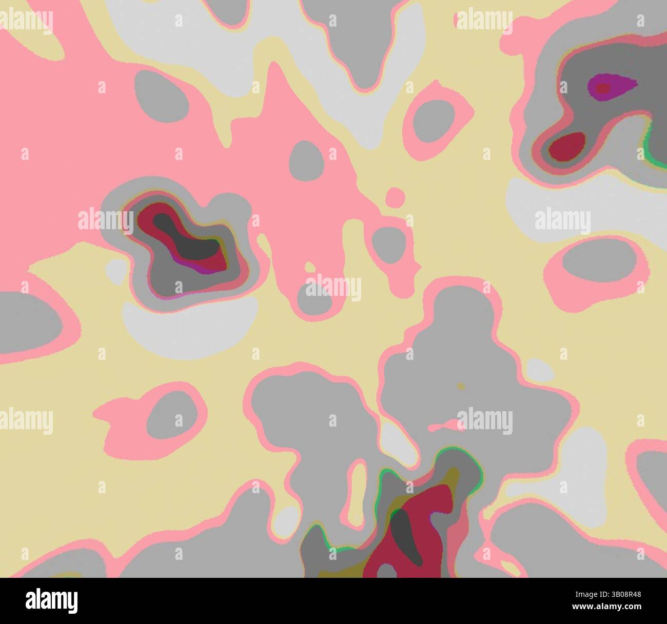 Dynamic shapes in soft pinks hi-res stock photography and images - Alamy