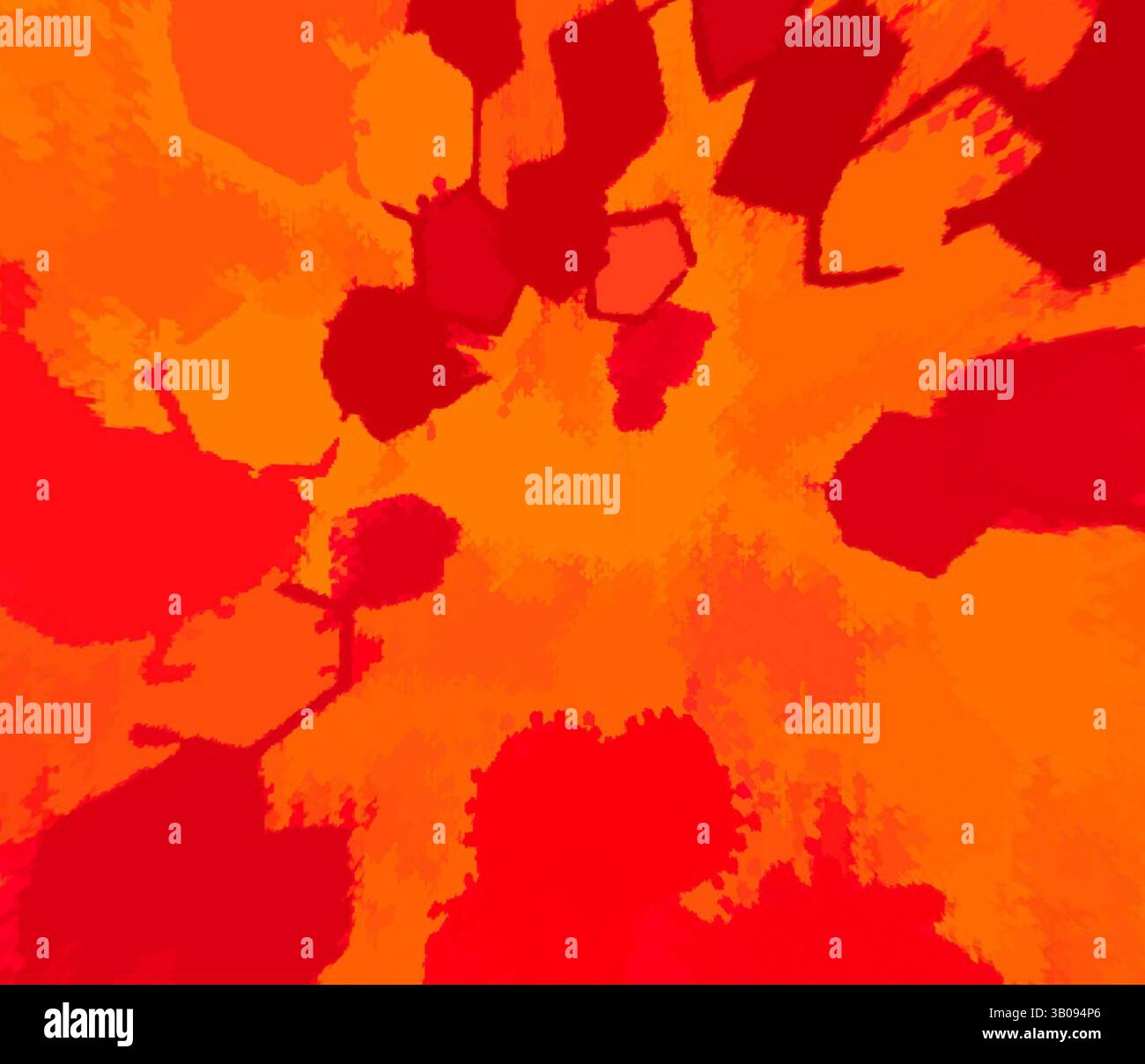 Vibrant explosion of warm colors in shades of red hi-res stock ...