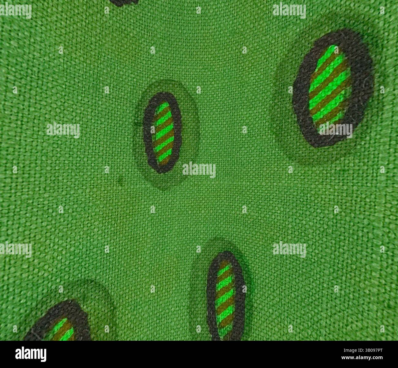 Textured green fabric features bold hi-res stock photography and images ...