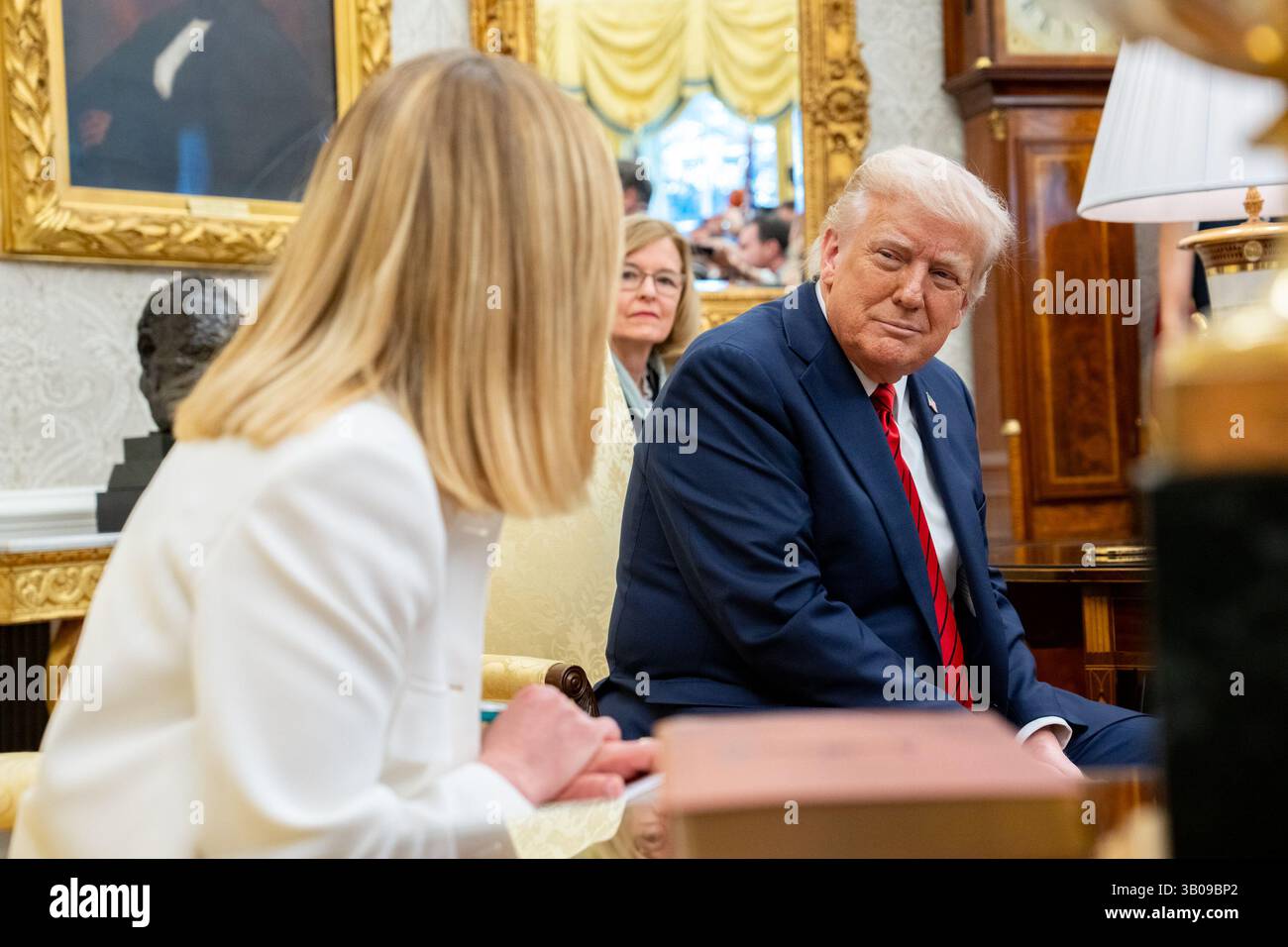 April 17, 2025, Washington, District of Columbia, USA: President Donald ...