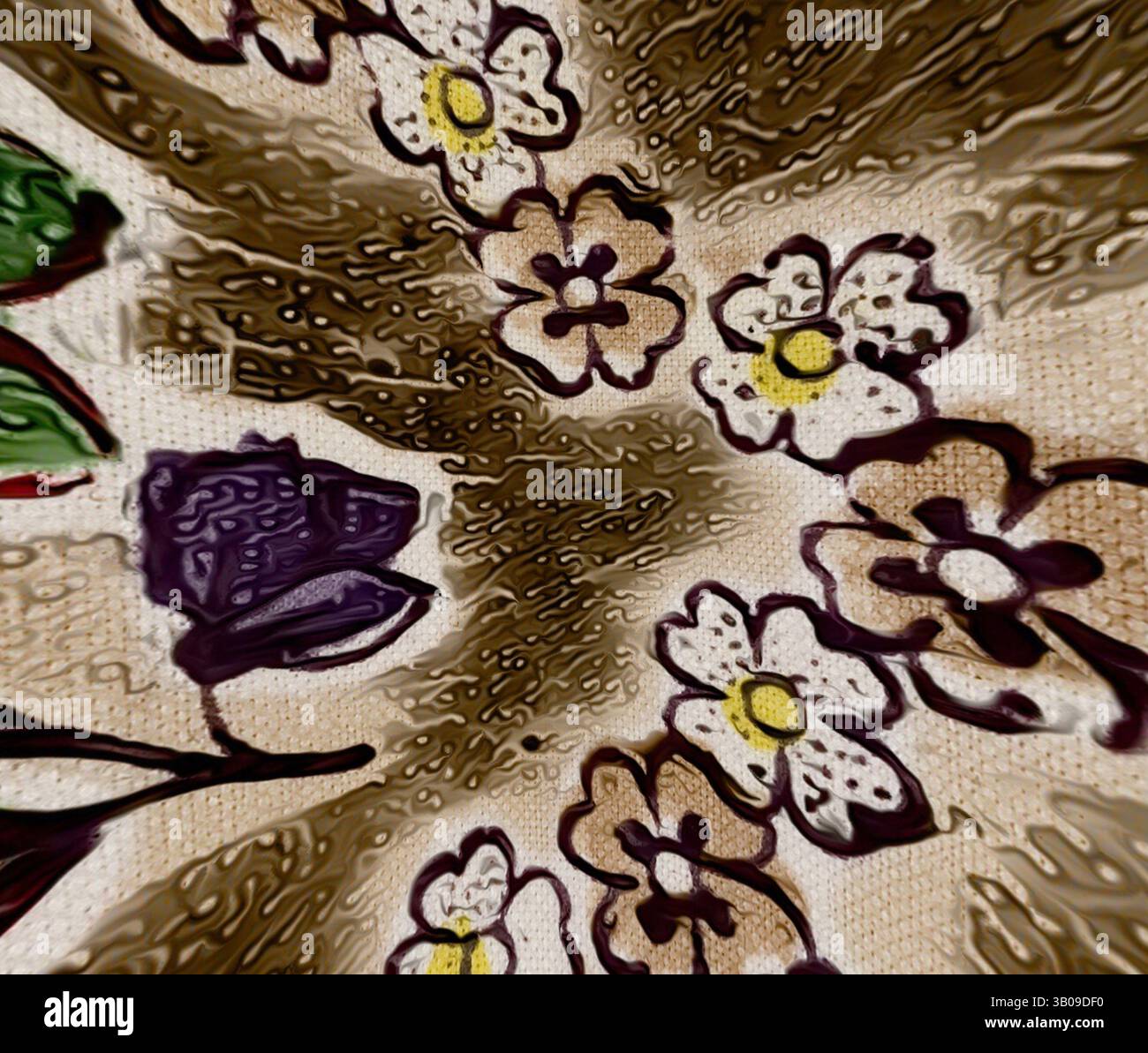 Swirl of vibrant flowers in various shapes hi-res stock photography and ...
