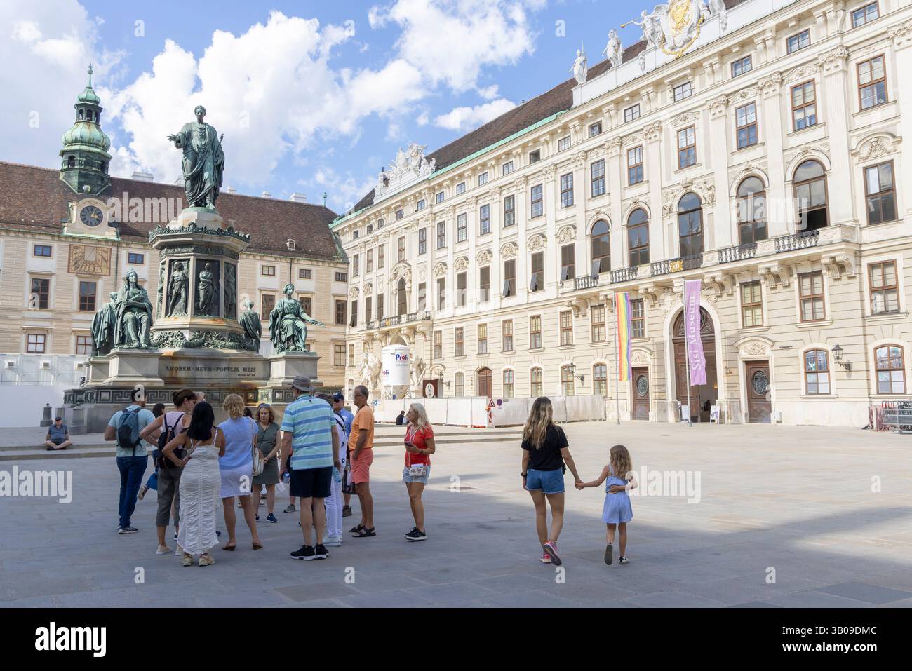 Vienna, Austria - September 7, 2024: Hofburg palace and Sisi museum and ...