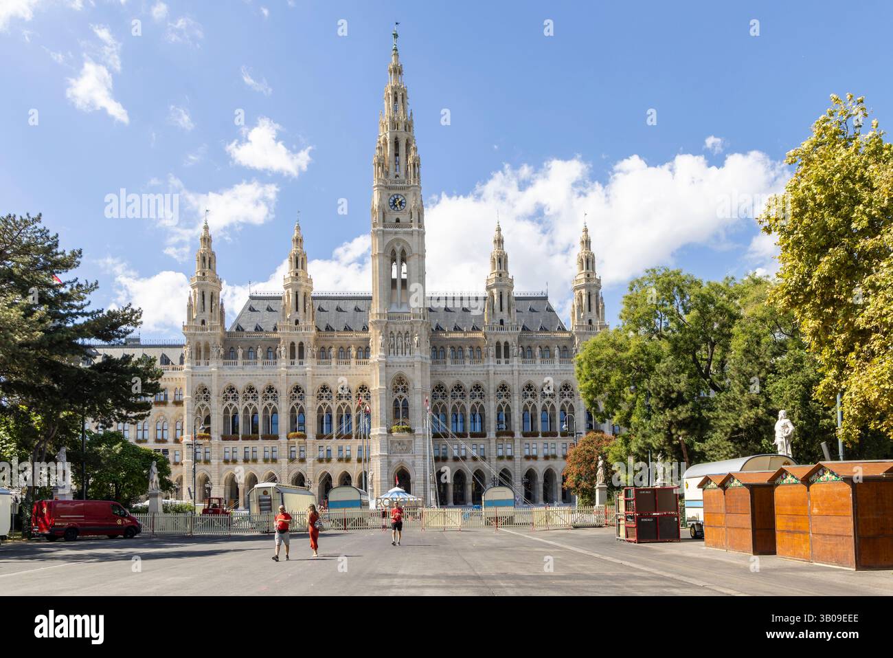 Vienna, Austria - September 7, 2024: Cityscape with beautiful gothic ...