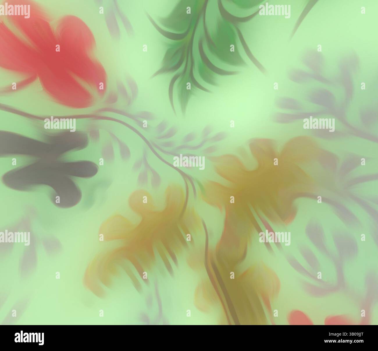 Abstract floral shapes in soft hues hi-res stock photography and images ...