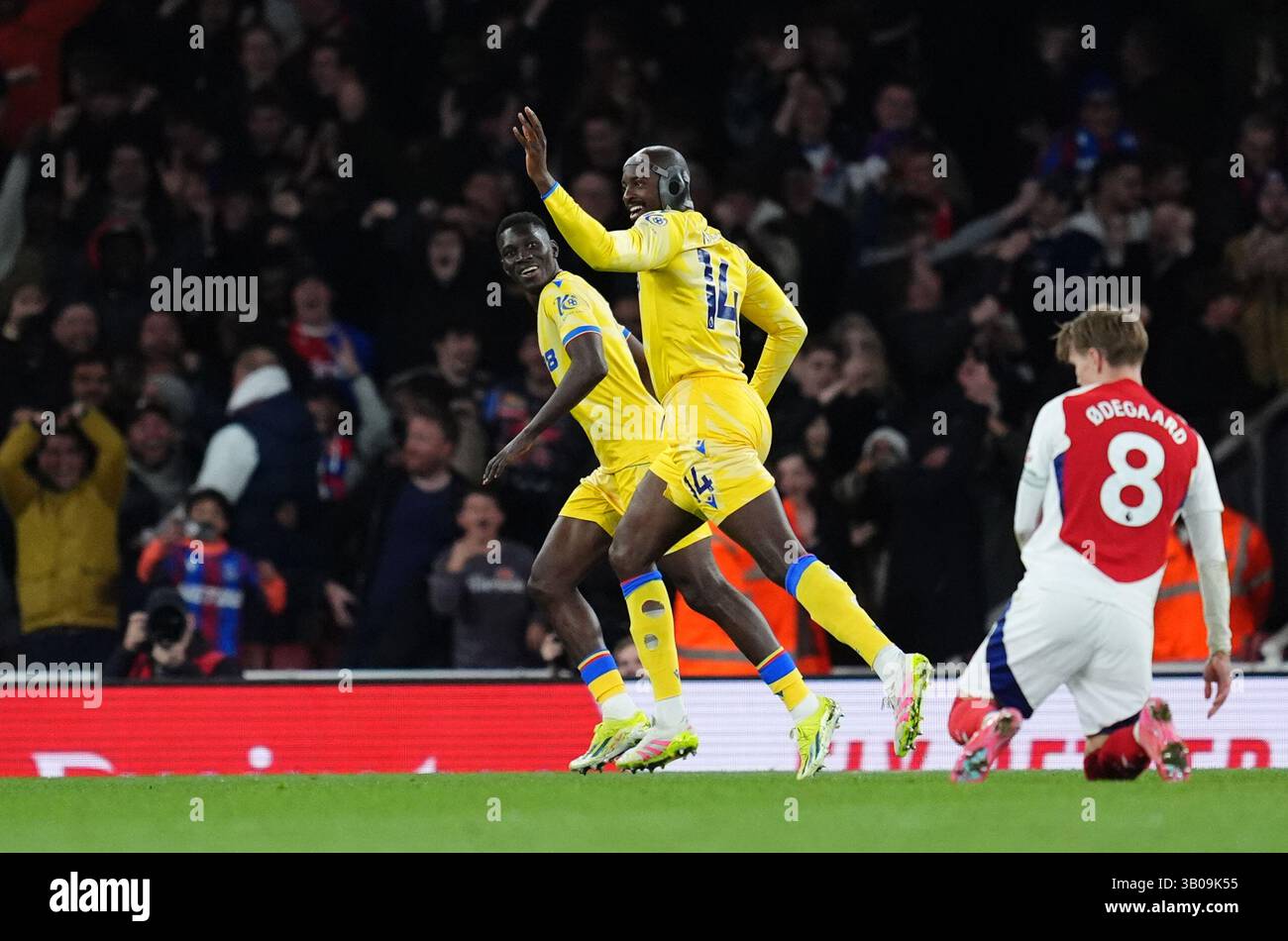 Crystal Palace's Jean-Philippe Mateta celebrates scoring their side's ...