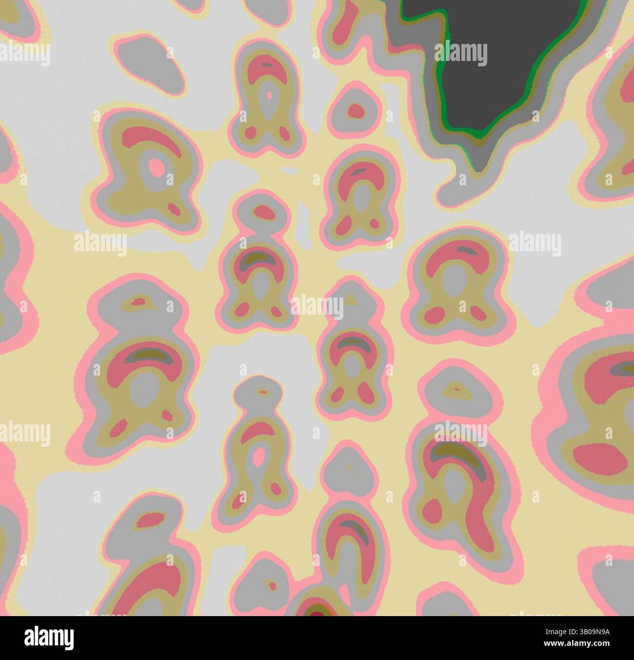 Flowing shapes in pale hues of yellow hi-res stock photography and ...