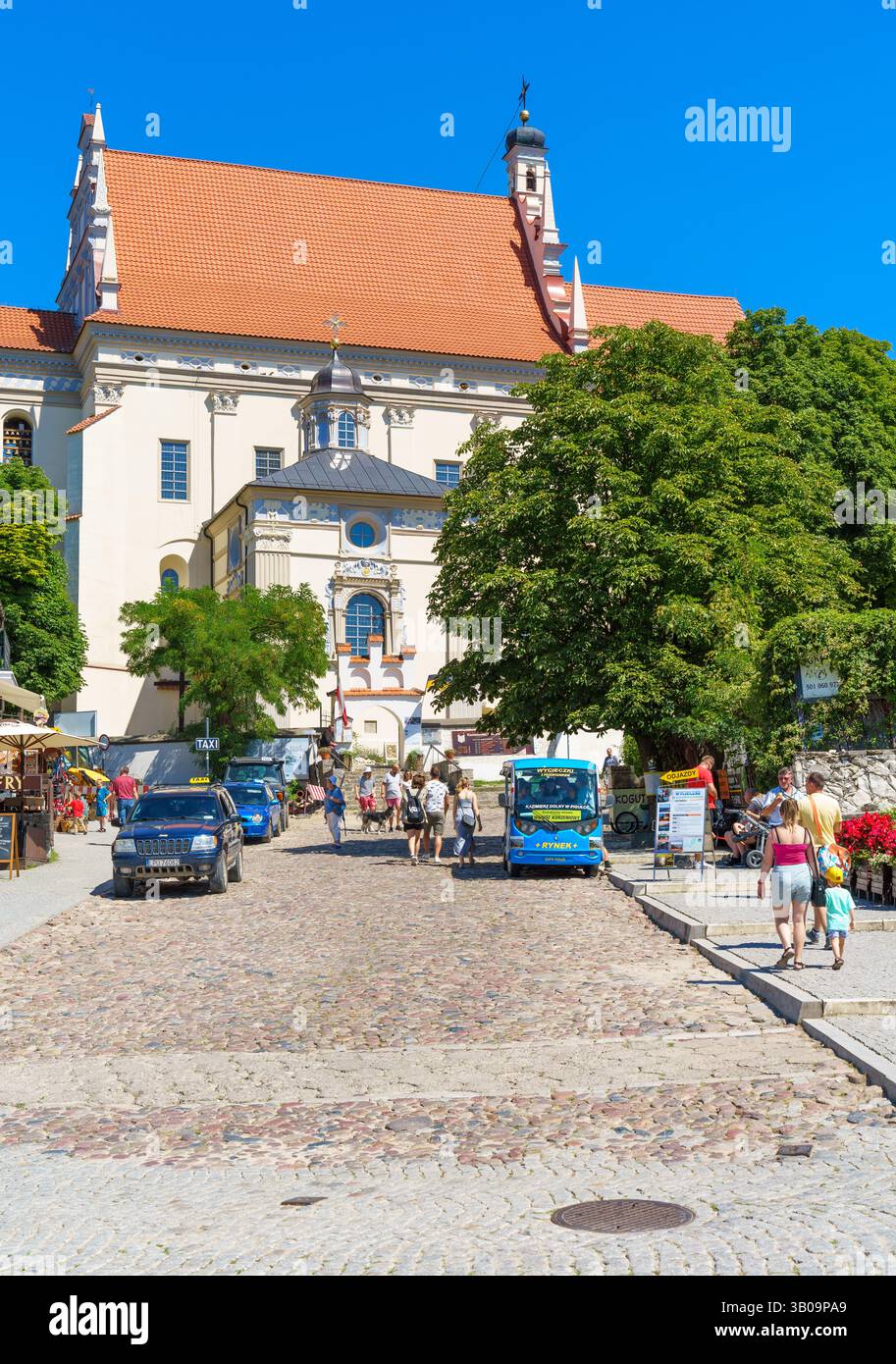 Kazimierz Dolny, small historic beautiful town in eastern Poland, on ...
