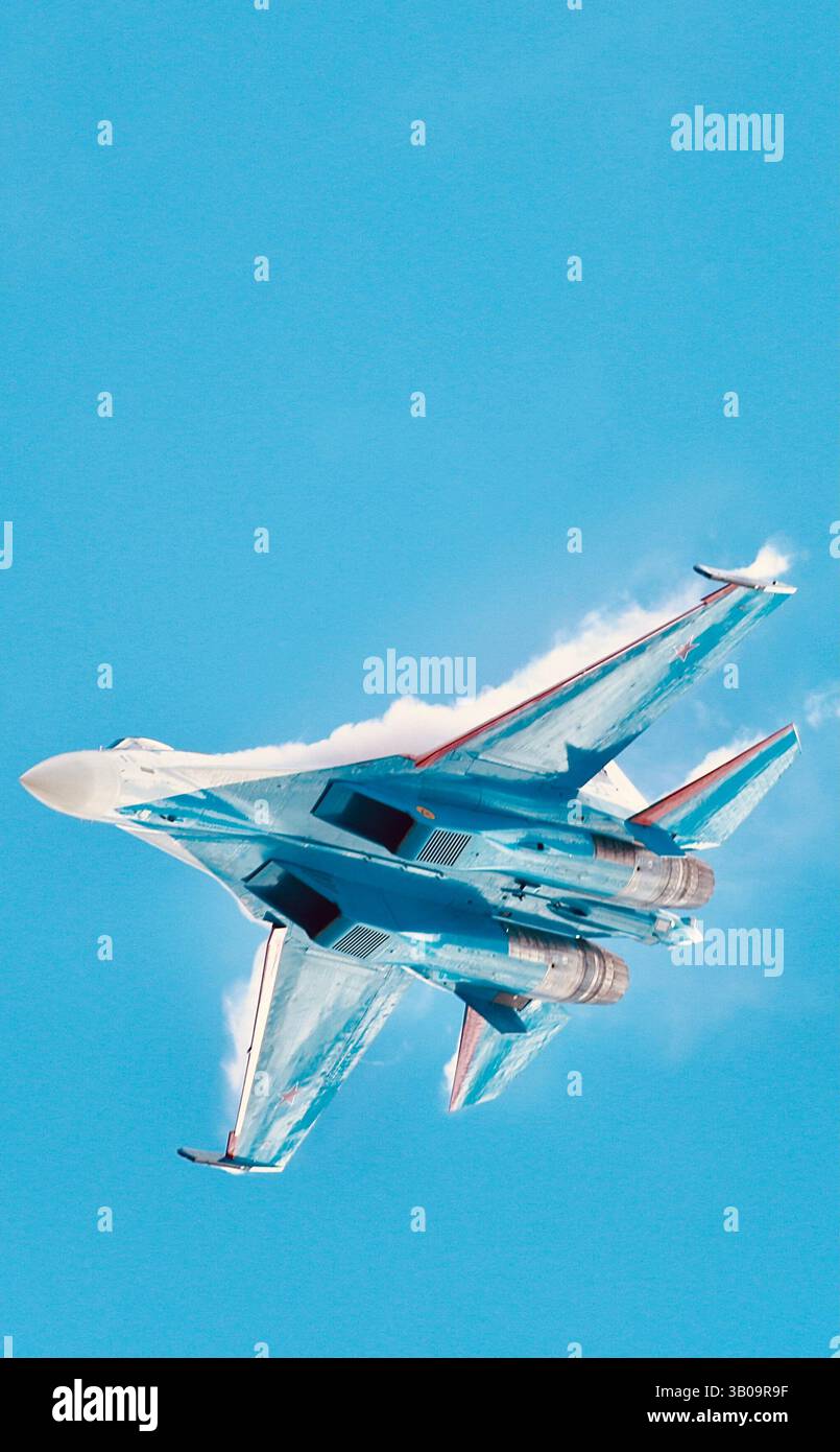 Su-35 is the designation for two improved derivatives of the Su-27 air ...