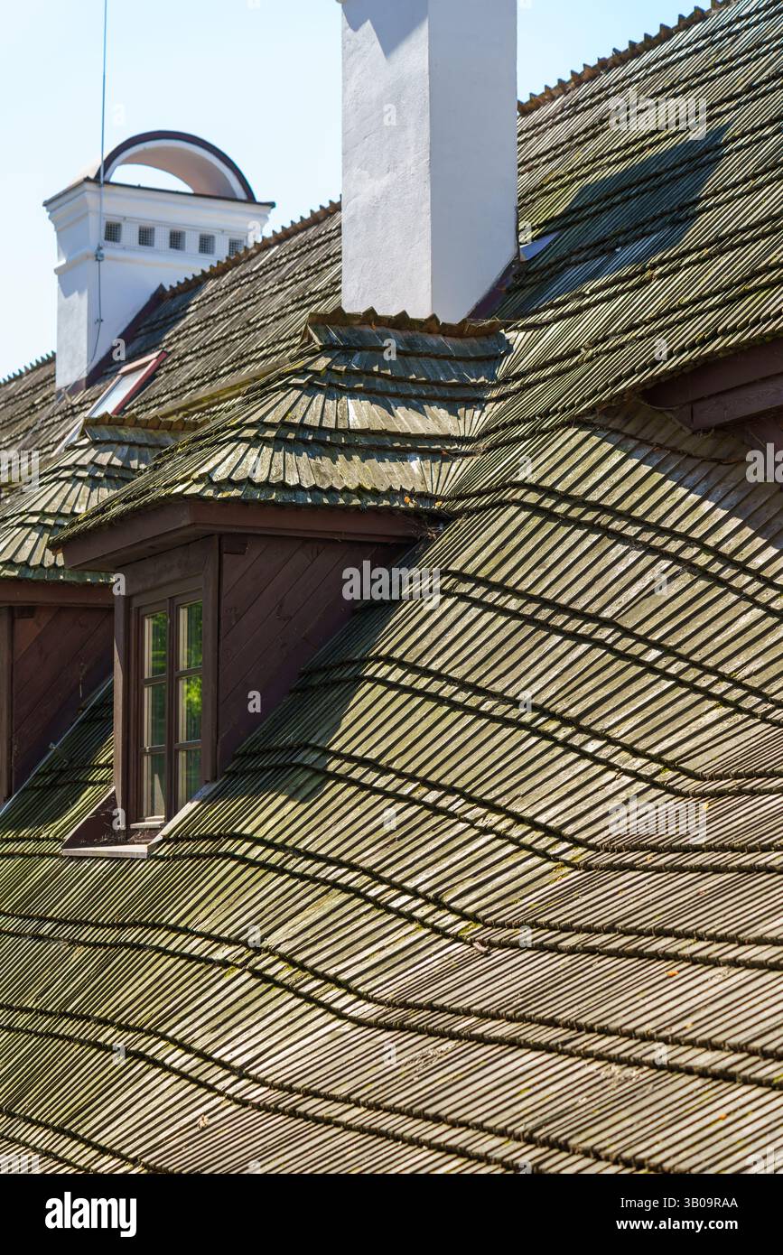 Wooden architecture and beautiful roof detail in Kazimierz Dolny, small ...