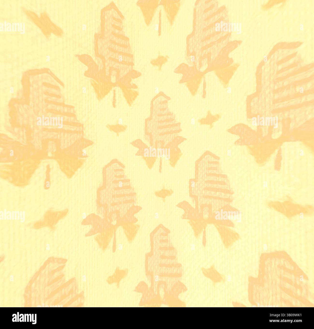 A textured background featuring a repeating pattern of stylized leaf ...