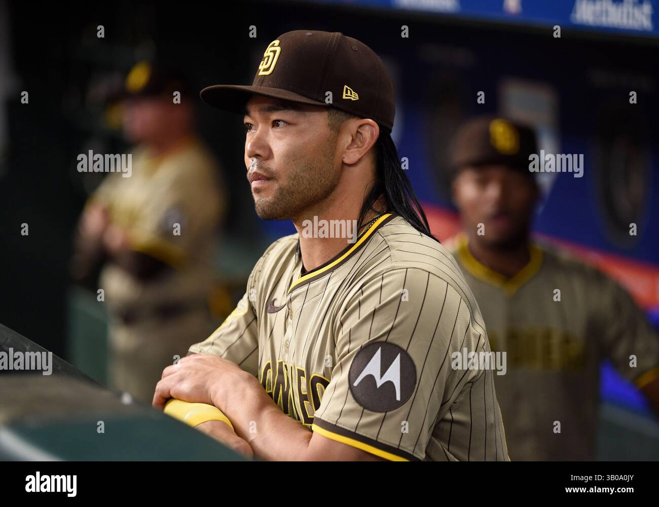 San Diego Padres first base Connor Joe (24) during the MLB game between ...