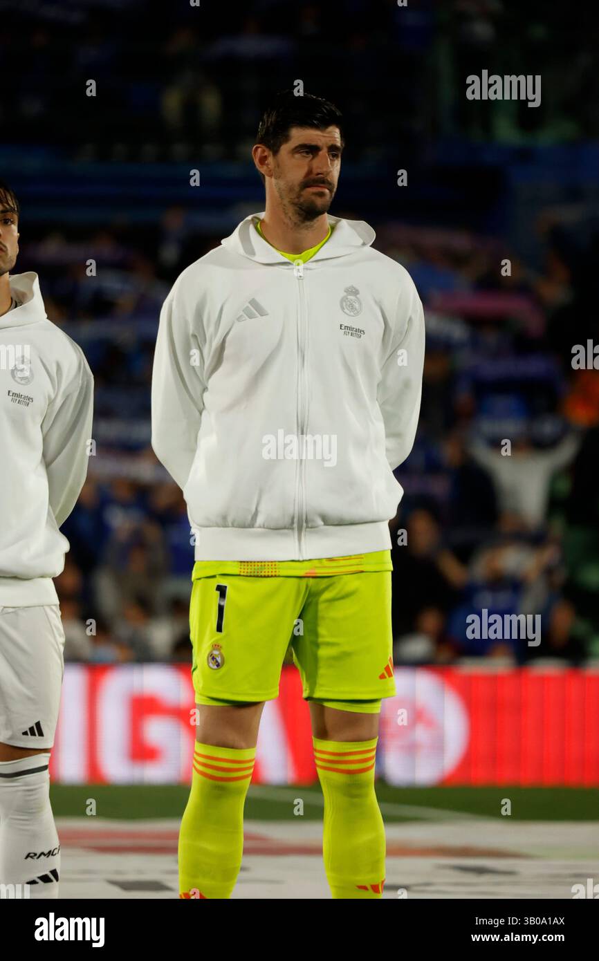 GETAFE, SPAIN - APRIL 23, 2025: Thibaut Courtois during LaLiga match ...
