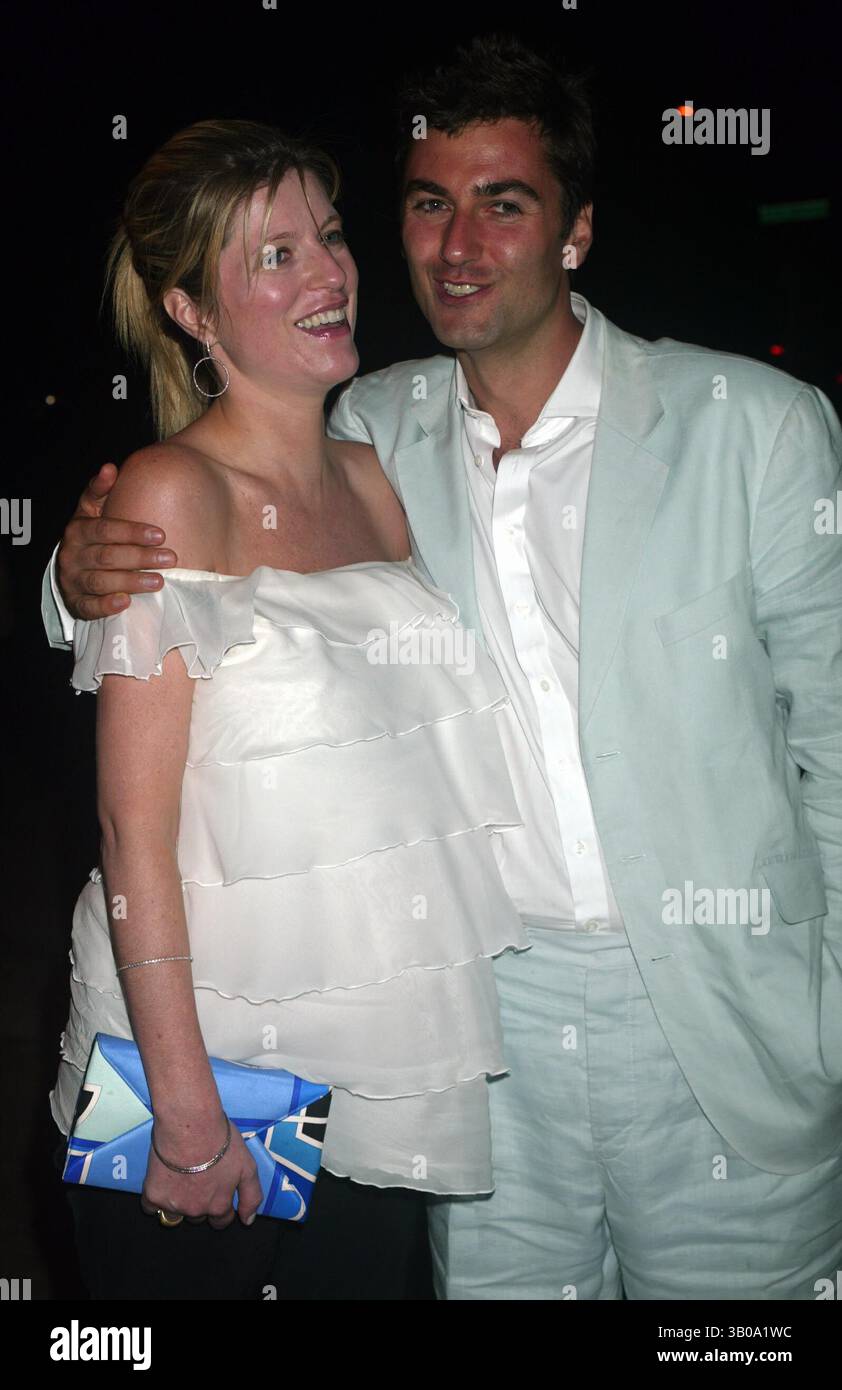 June 29, 2003 - New York, New York, U.S. - LUCY SYKES WITH HER HUSBAND ...