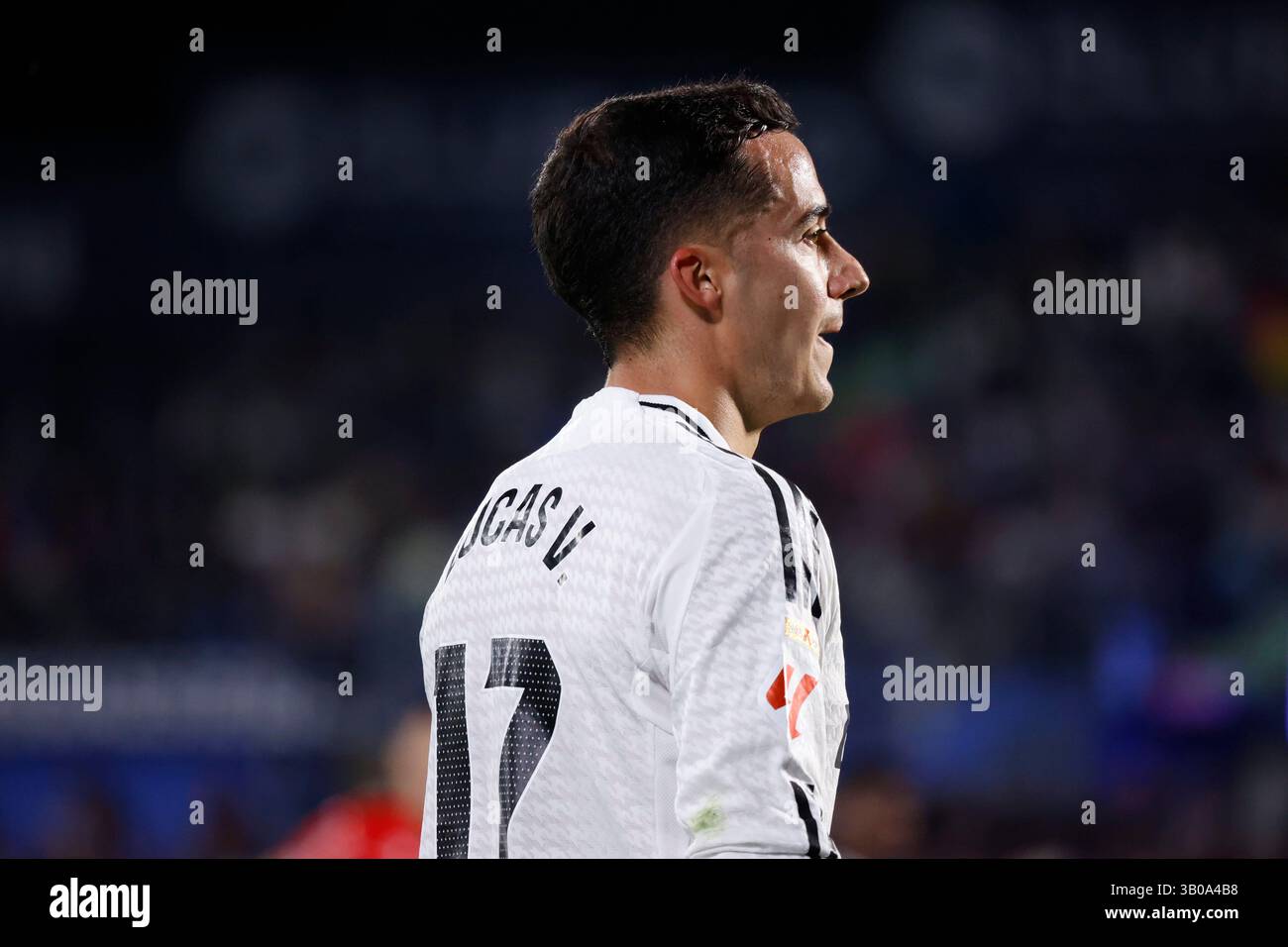 GETAFE, SPAIN - APRIL 23, 2025: Lucas Vazquez during LaLiga match ...